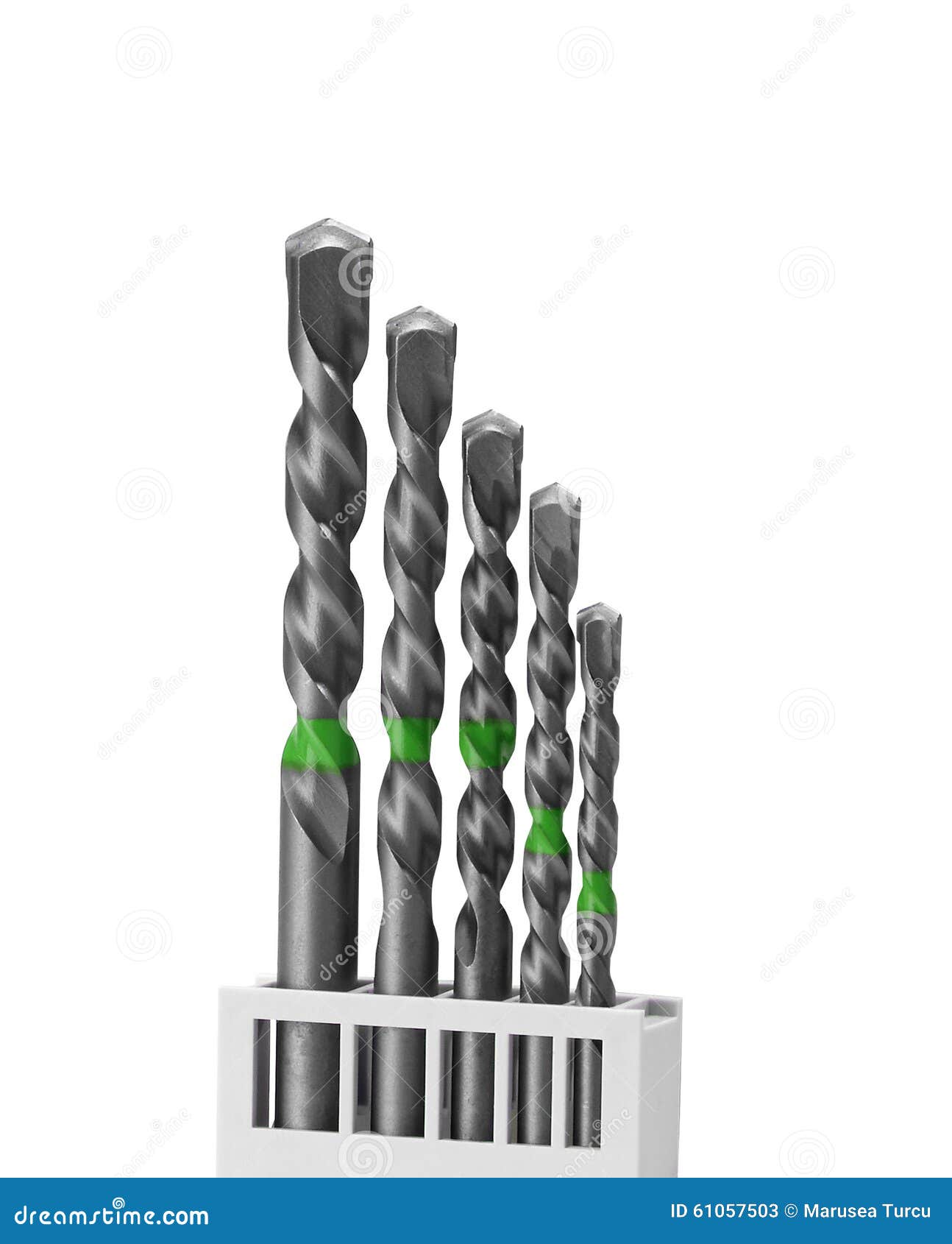 Set of wood drill bits stock image. Image of power, silver - 61057503