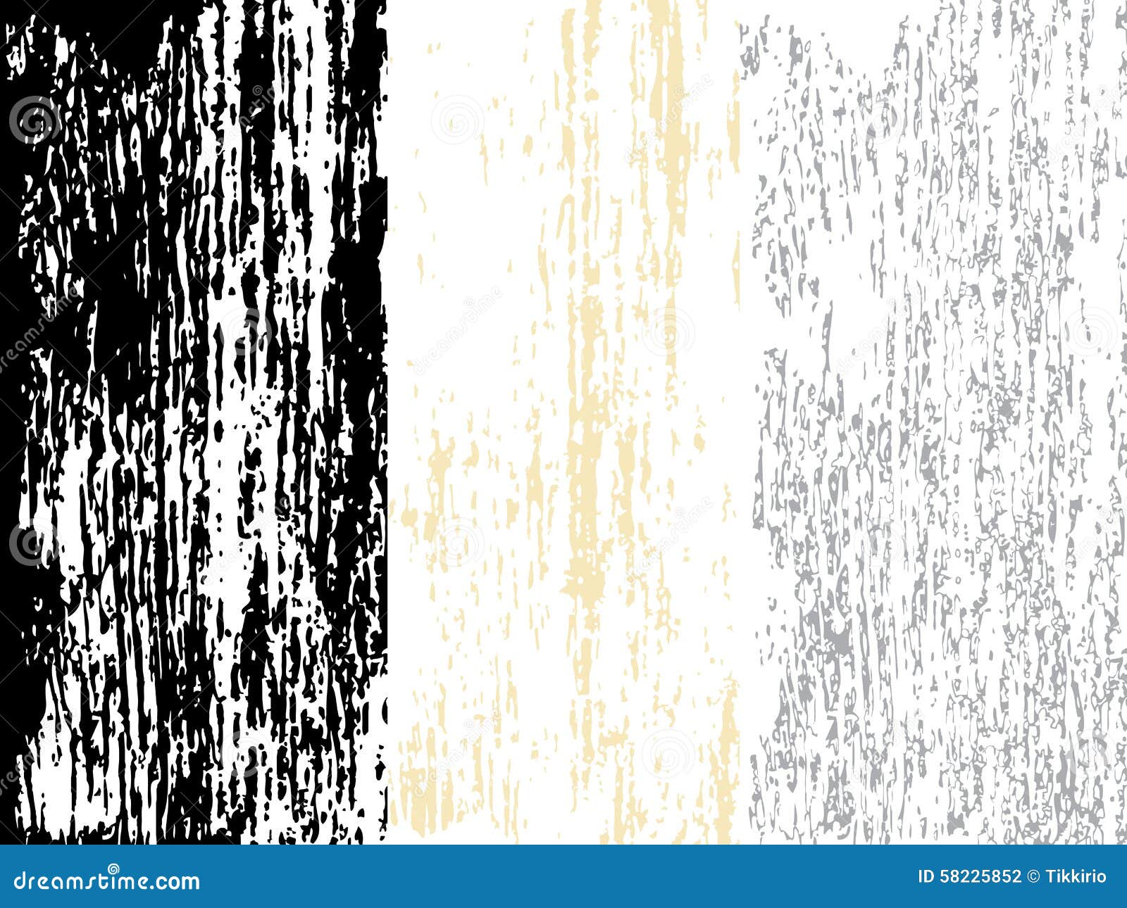 Set of 3 wood texture stock vector. Illustration of outline - 58225852