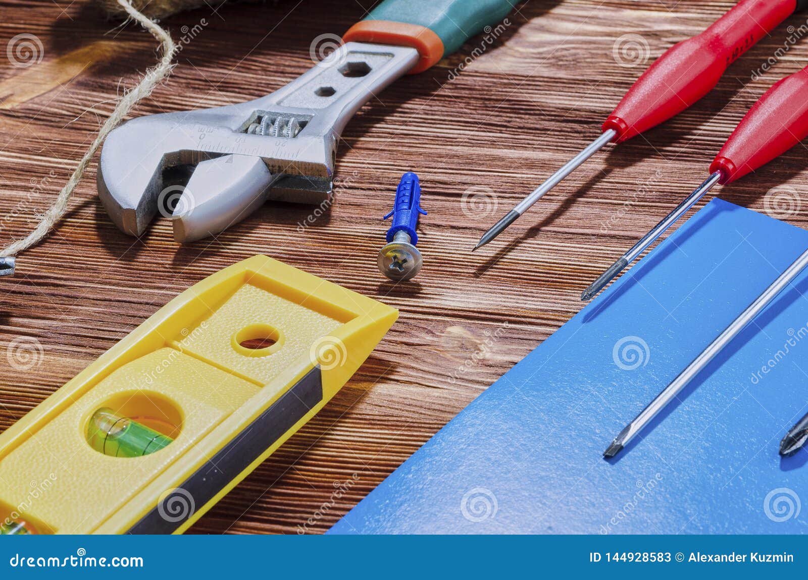 A Set of Working Tools for Doing Household Chores Stock Image - Image ...