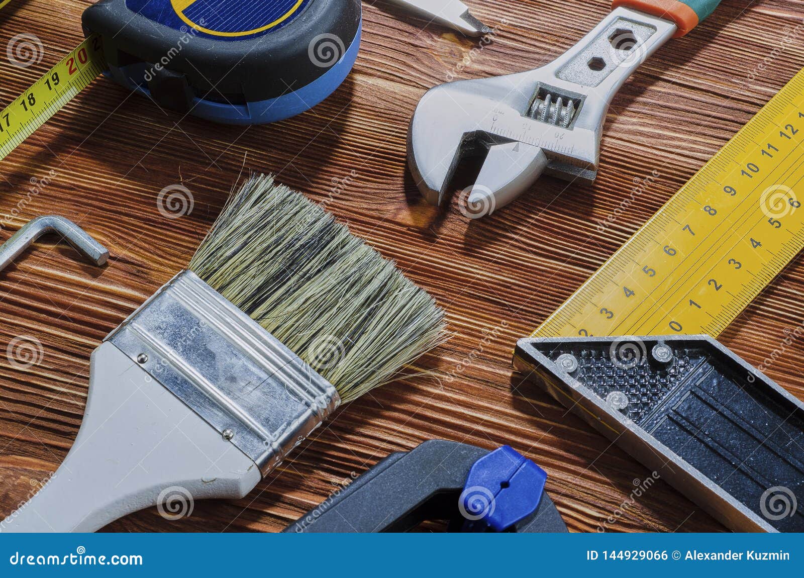 A Set of Working Tools for Doing Household Chores Stock Photo - Image ...