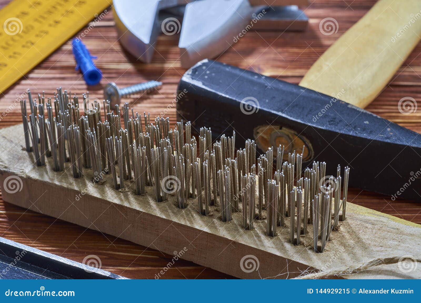 A Set of Working Tools for Doing Household Chores Stock Image - Image ...