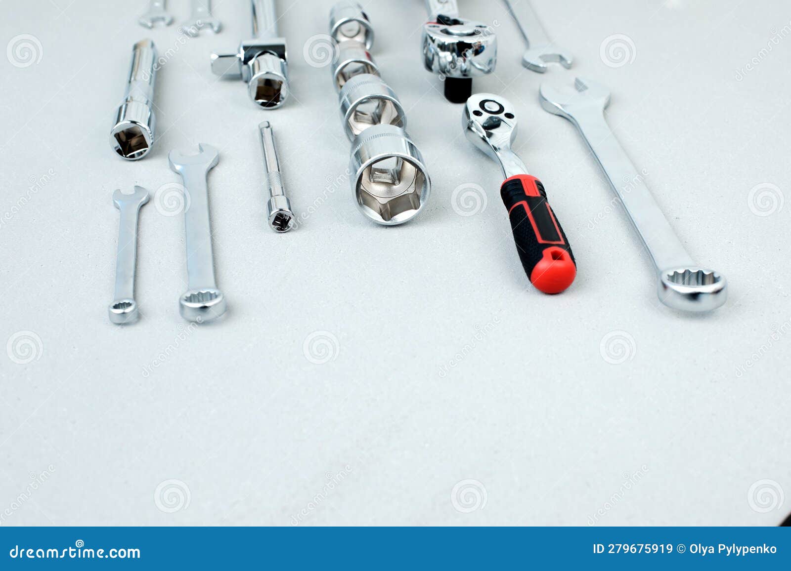 A Set of Working Tools, a Hammer, a Screwdriver, Sockets for an Answer ...