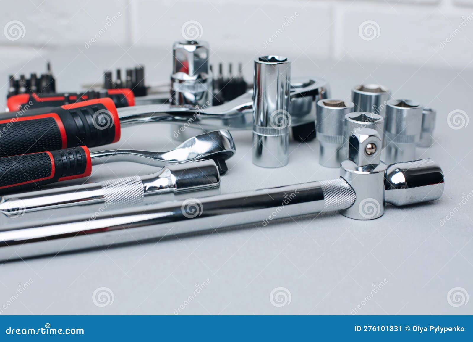 A Set of Working Tools, a Hammer, a Screwdriver, Sockets for an Answer ...