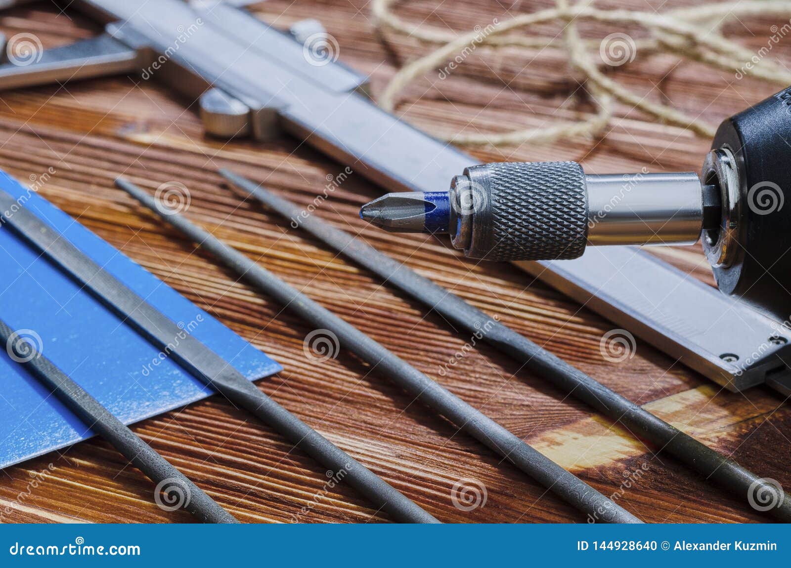 A Set of Working Tools for Doing Household Chores Stock Photo - Image ...