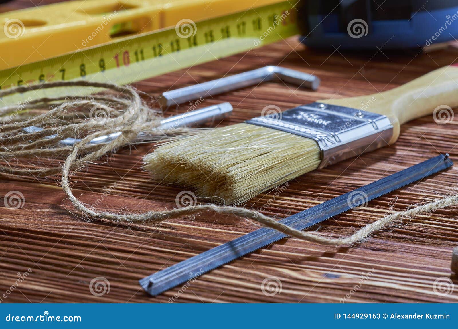 A Set of Working Tools for Doing Household Chores Stock Image - Image ...