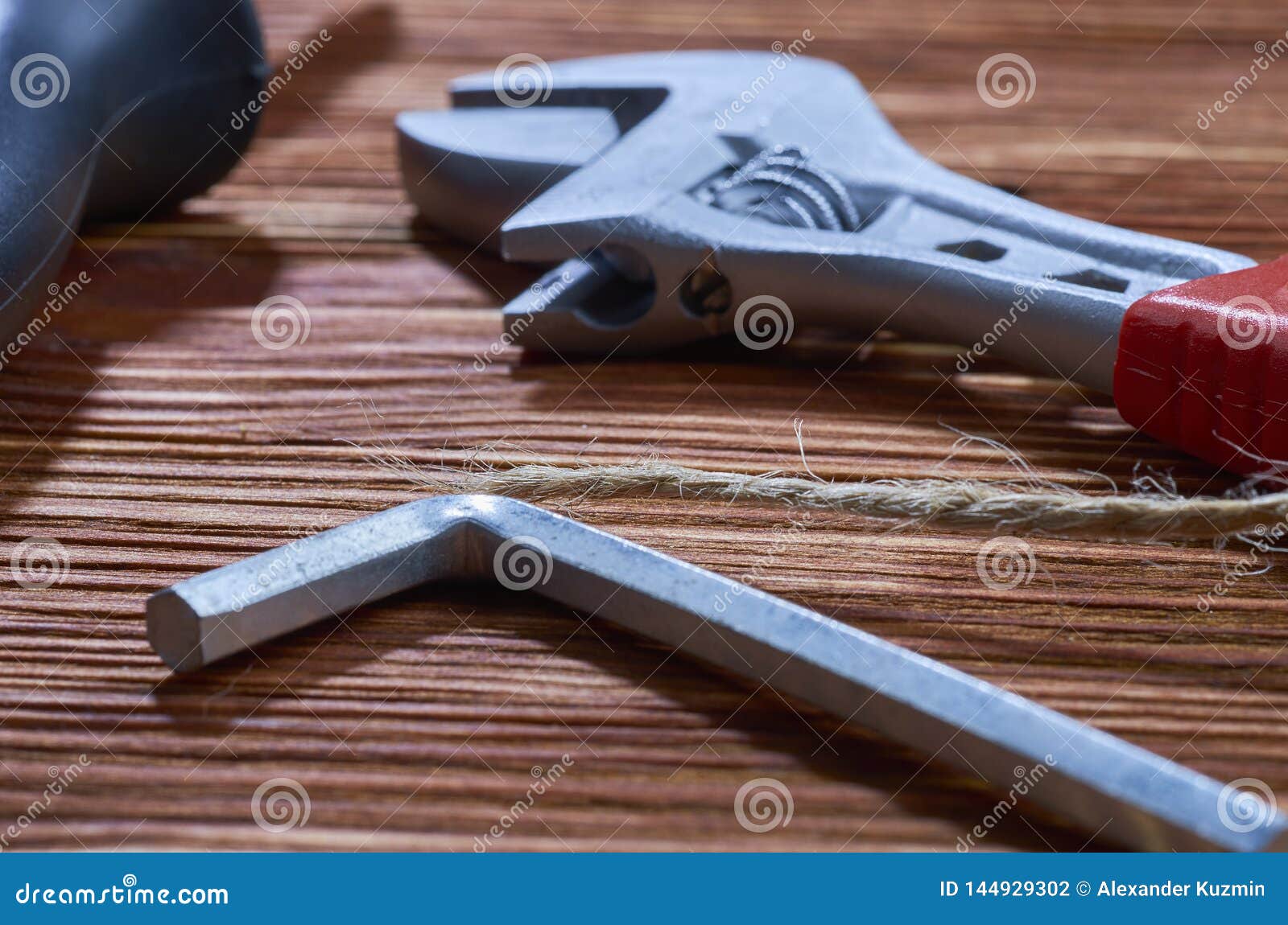A Set of Working Tools for Doing Household Chores Stock Photo - Image ...