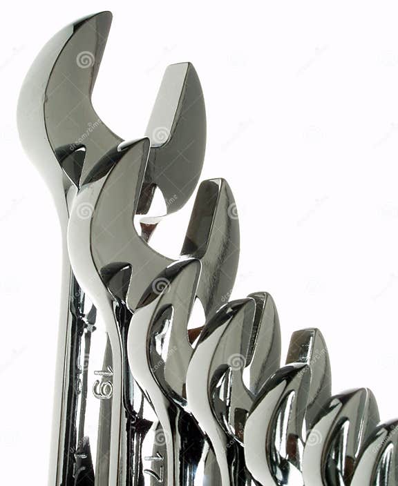 Set of Wrenches stock image. Image of garage, industrial - 960285