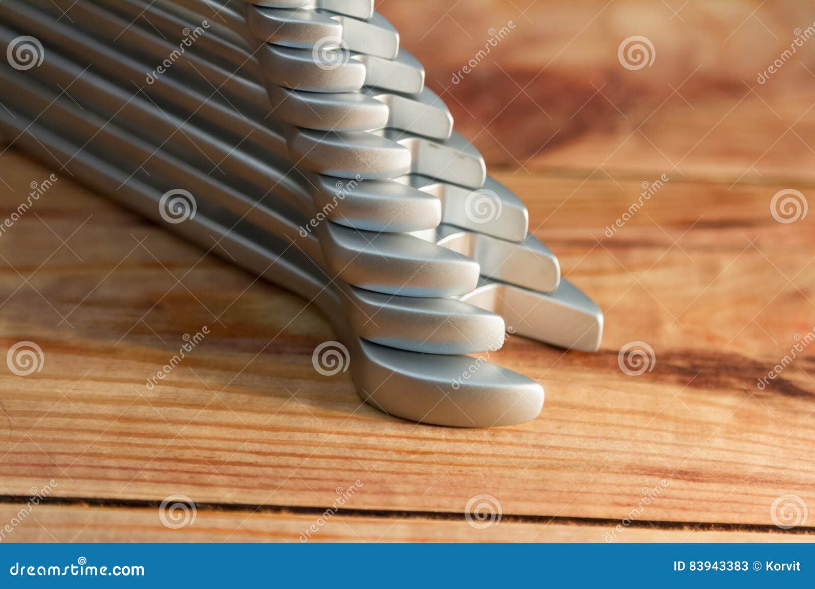 Set of wrenches stacked stock image. Image of shaped - 83943383