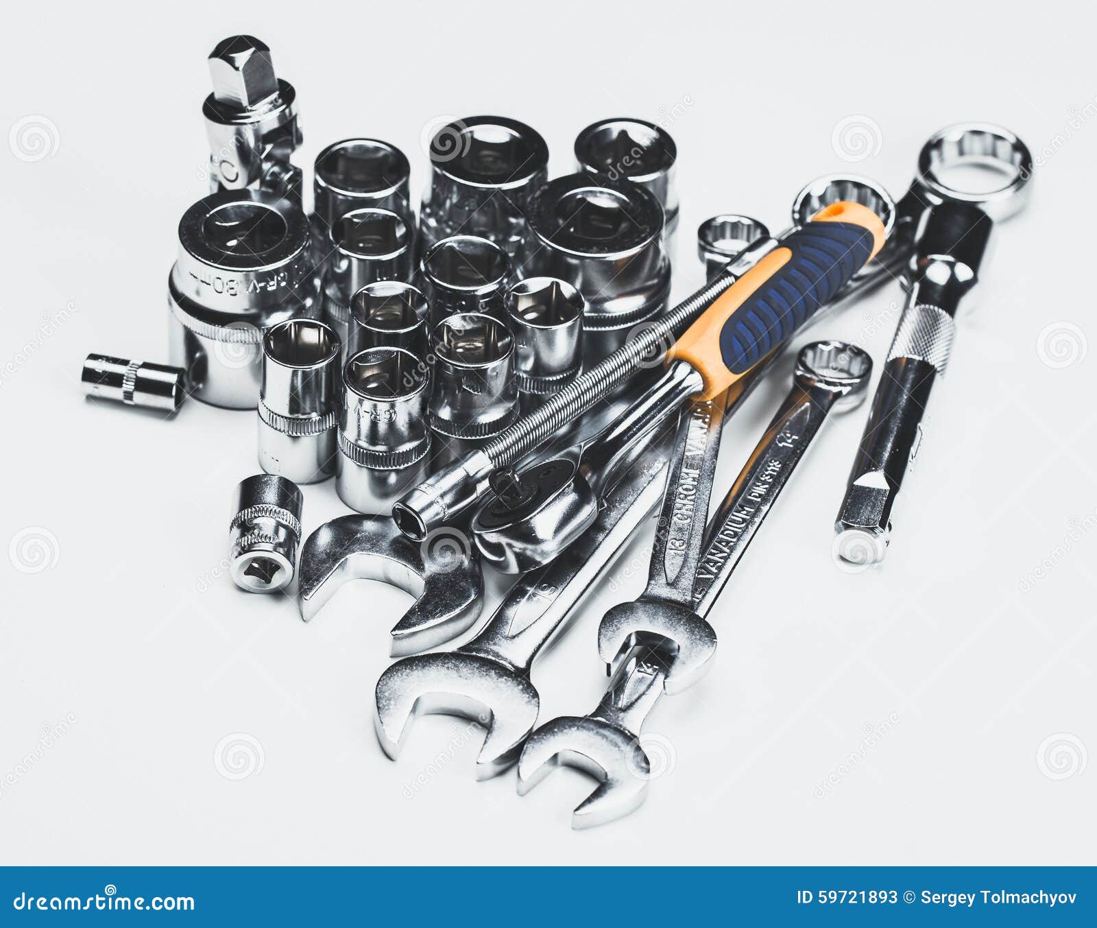 Set of wrenches. Tools stock image. Image of symbol, build - 59721893