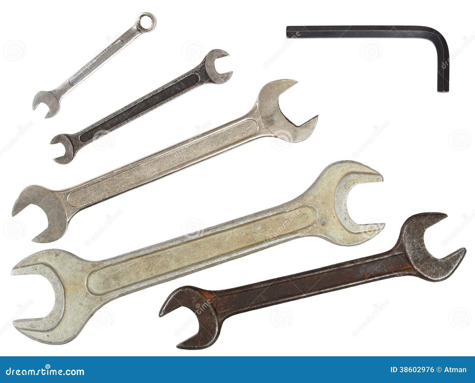 Set of wrenches stock photo. Image of wrench, tool, spanners - 38602976