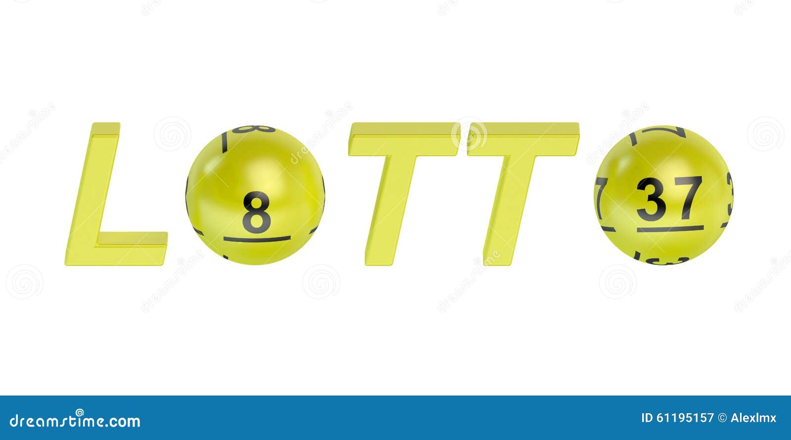 Set of Yellow Lottery Balls Stock Illustration - Illustration of lotto ...