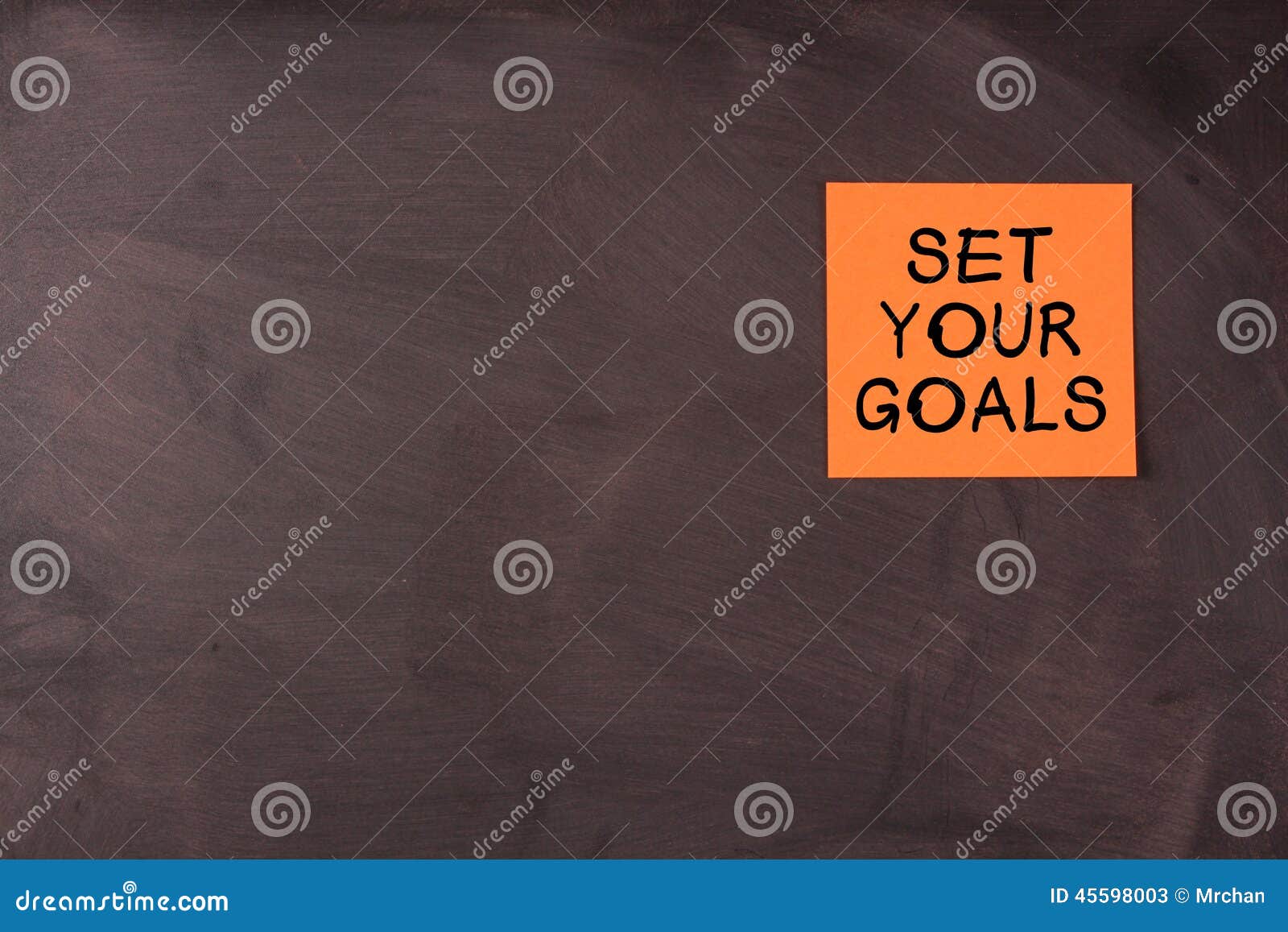 Set Your Goals stock image. Image of choice, challenge - 45598003