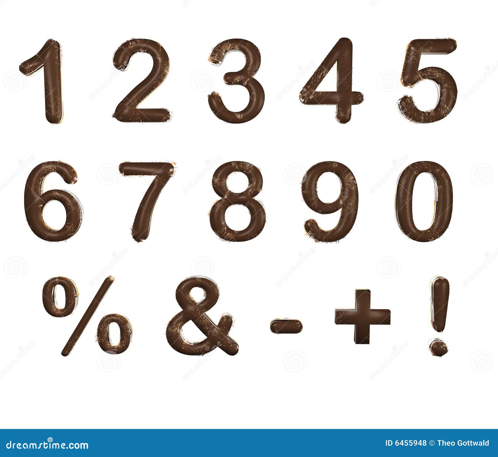 Set Zahlen und Symbole stock abbildung. Illustration von mathematisch ...