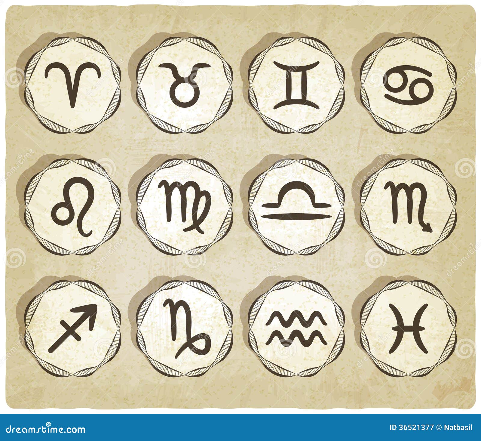 Zodiac Signs Calendar 2024, Astrology Magical Vertical Calendar Week ...