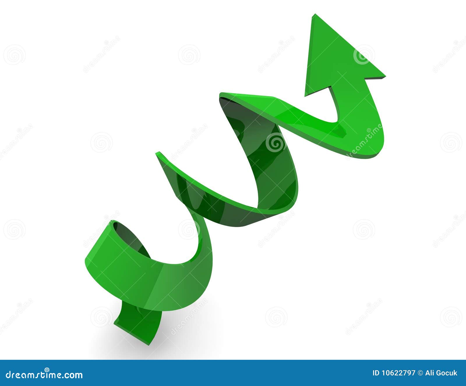 Seta 3d ilustração stock. Ilustração de setas, fundo - 10622797