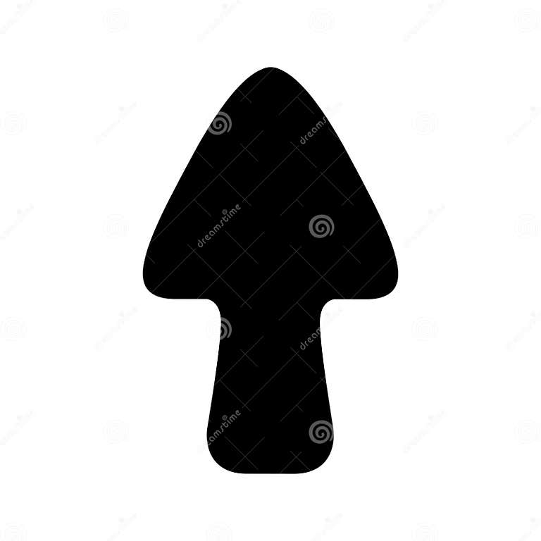 Seta Acima Do ícone Do Jogo Ilustração Stock - Ilustração de ...