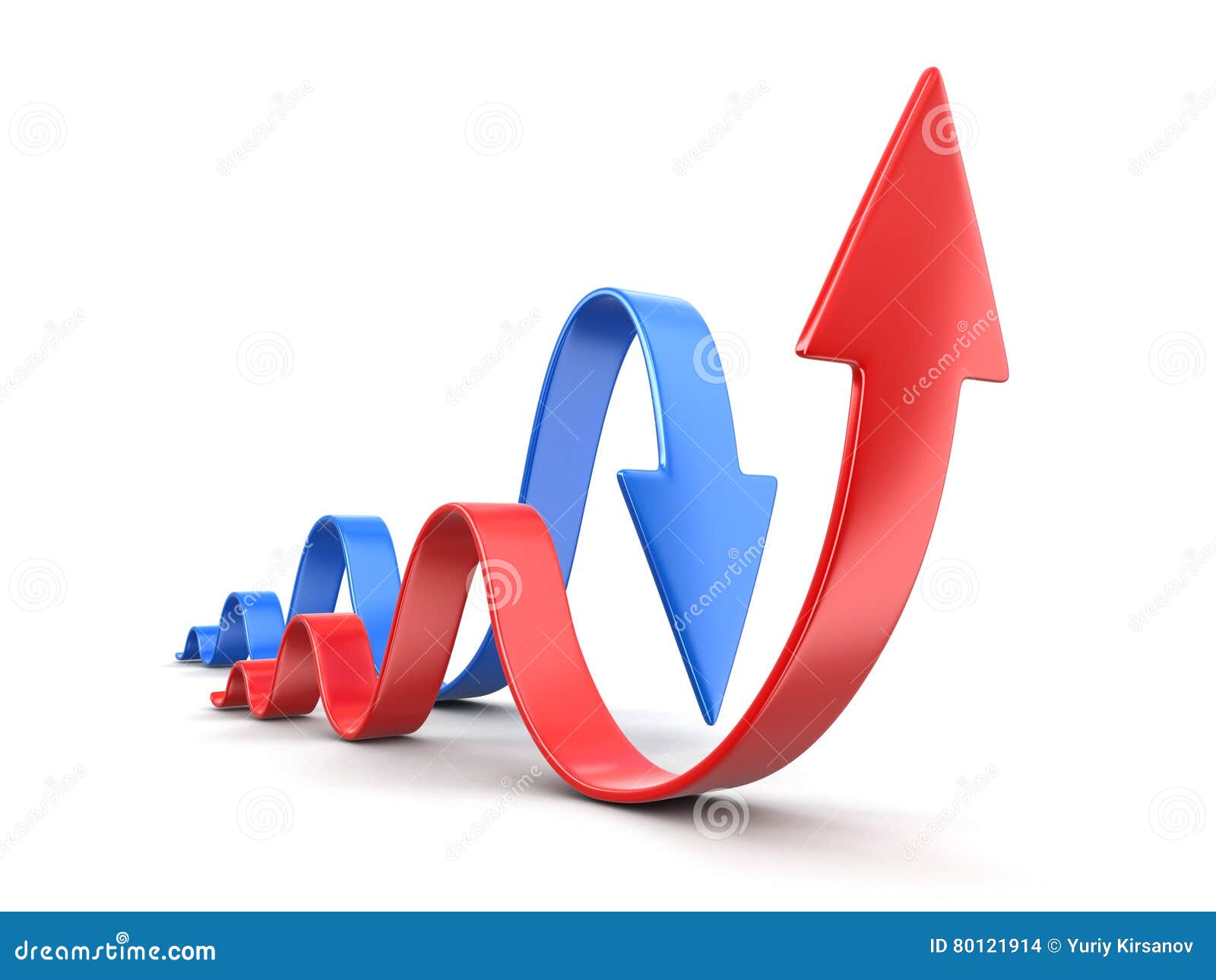 Seta 3d para baixo ilustração stock. Ilustração de seta - 80121914