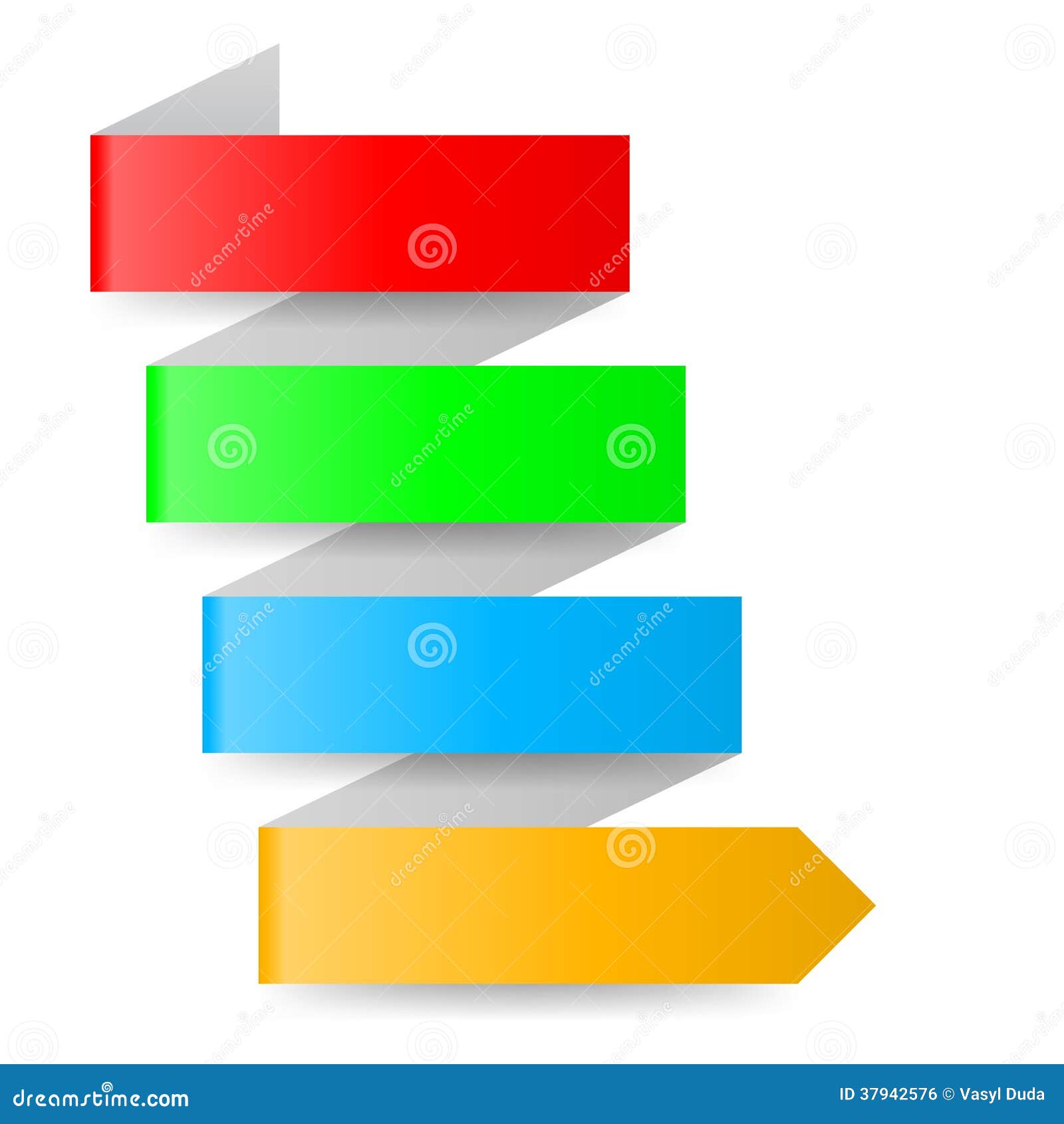 Seta de papel ilustração do vetor. Ilustração de pedido - 37942576