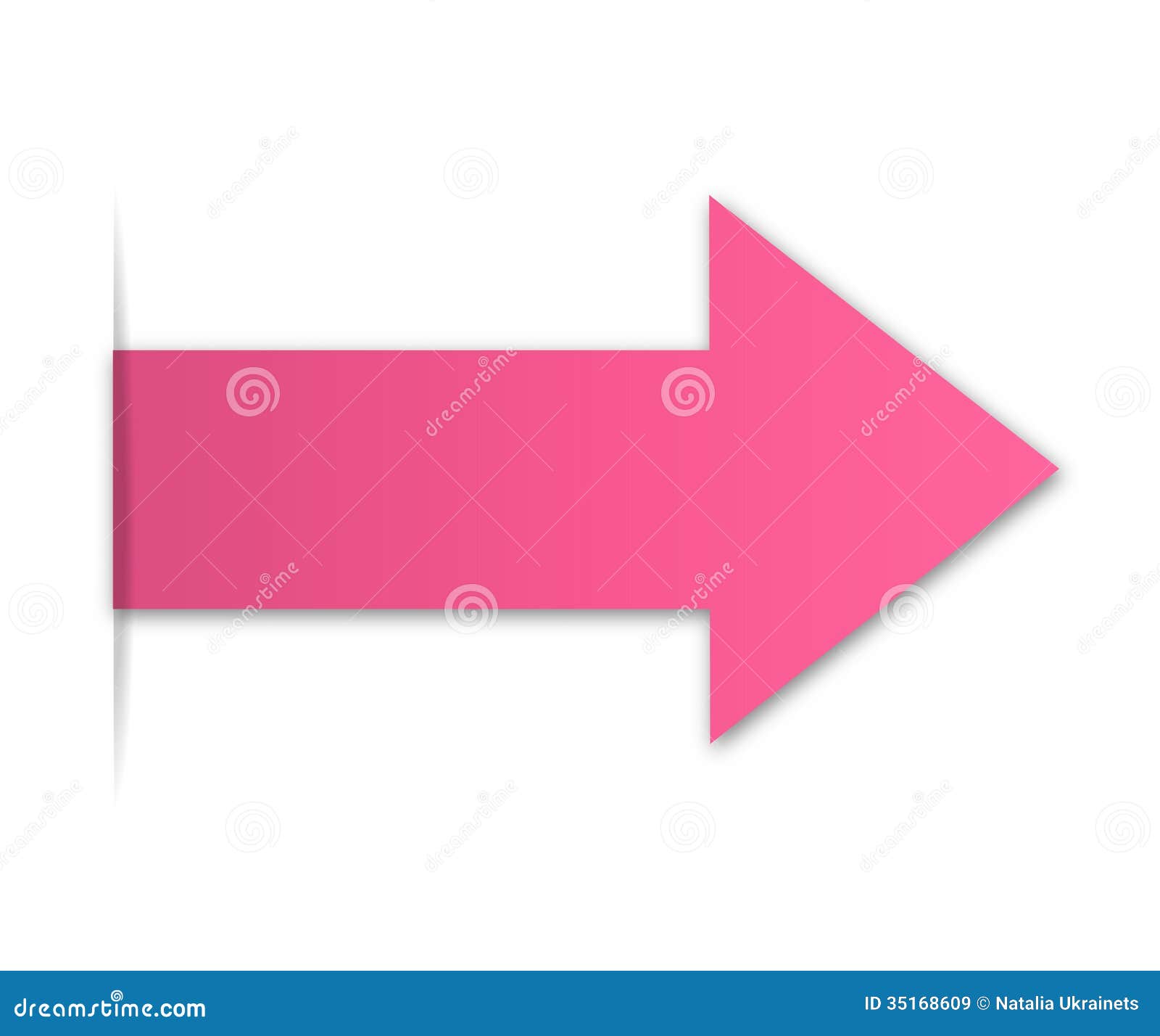 Seta de papel cor-de-rosa ilustração stock. Ilustração de etiqueta ...