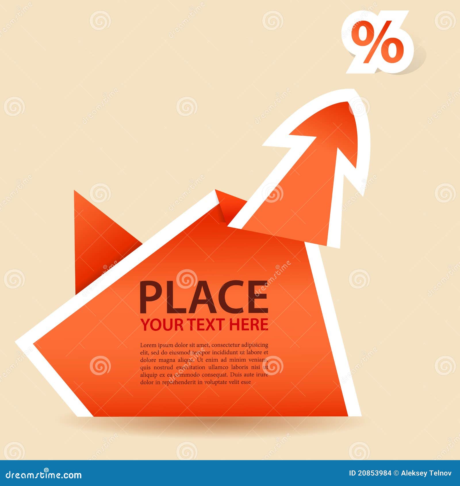 Seta de papel de Origami ilustração do vetor. Ilustração de especial ...