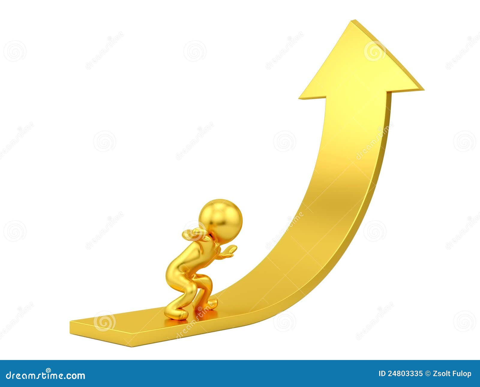 Seta dourada ilustração stock. Ilustração de seta, riqueza - 24803335