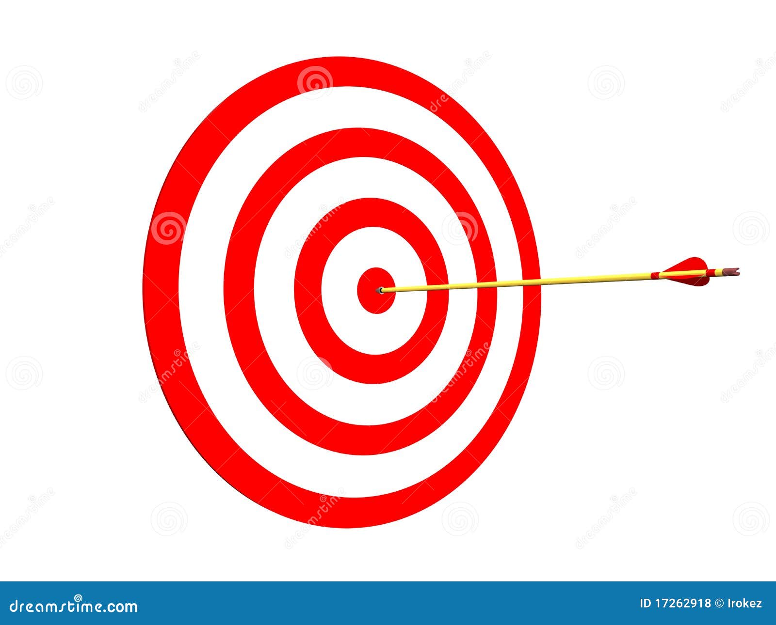 Seta no alvo ilustração stock. Ilustração de competitive - 17262918
