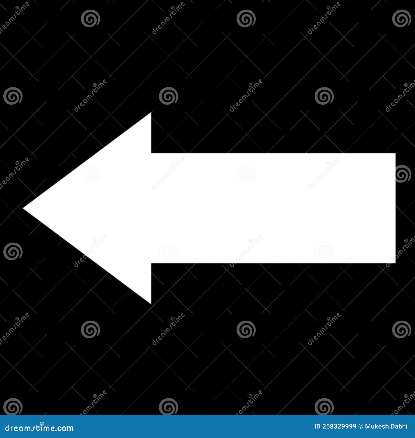 Seta Para a Esquerda Quando Tiver De Virar O Lado Esquerdo Imagem de ...