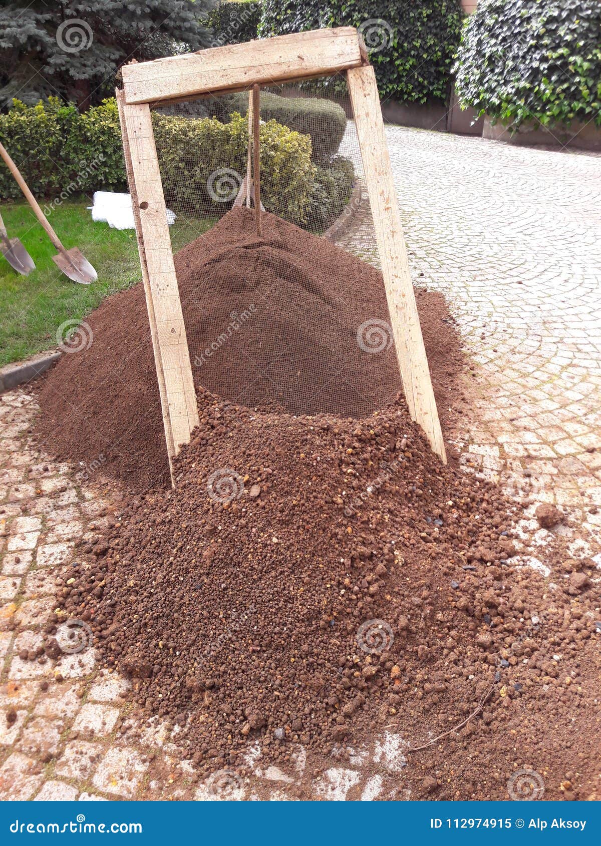 Setaccio a Terra Per Il Giardino Botanico Immagine Stock - Immagine di ...