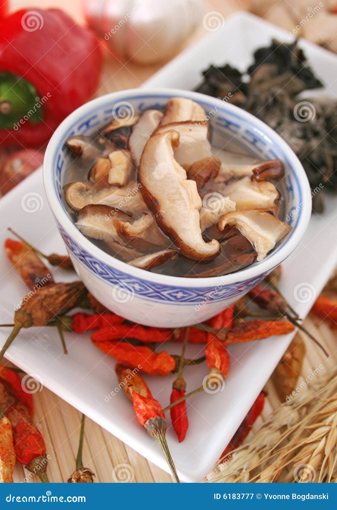 Setas chinas imagen de archivo. Imagen de setas, bocado - 6183777