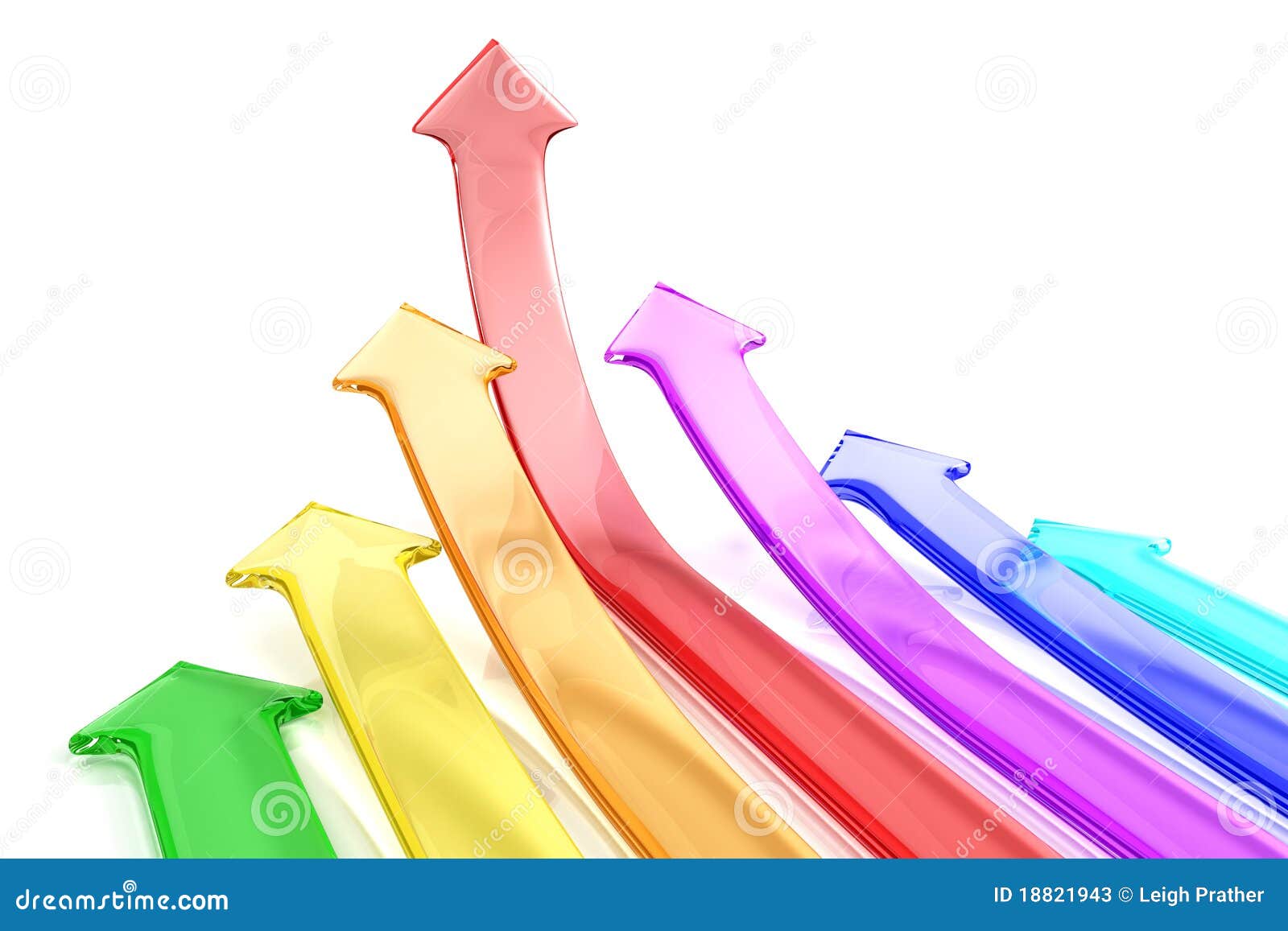 Setas coloridas ilustração stock. Ilustração de renda - 18821943