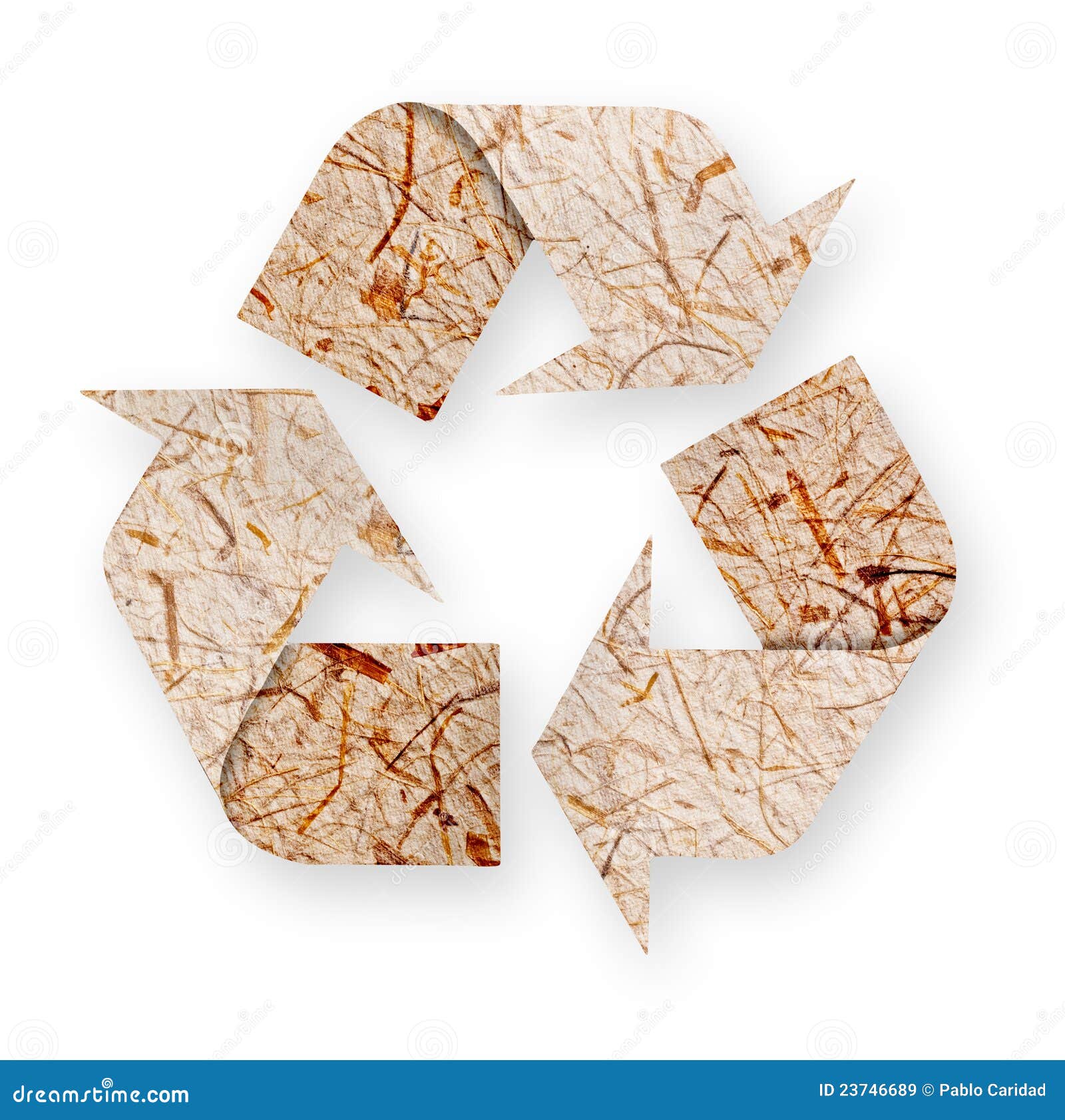 Setas de papel recicl. imagem de stock. Imagem de textura - 23746689