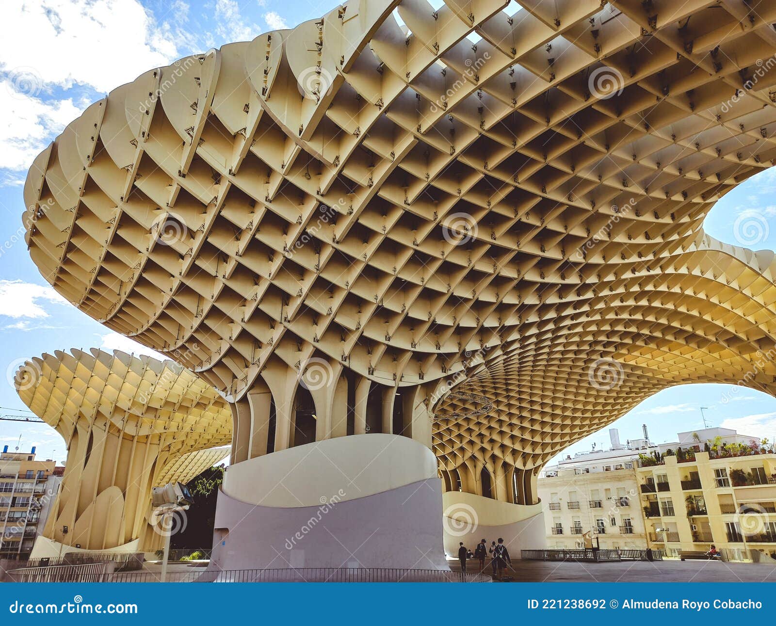 Las Setas de Sevilla stock photo. Image of auditorium - 221238692