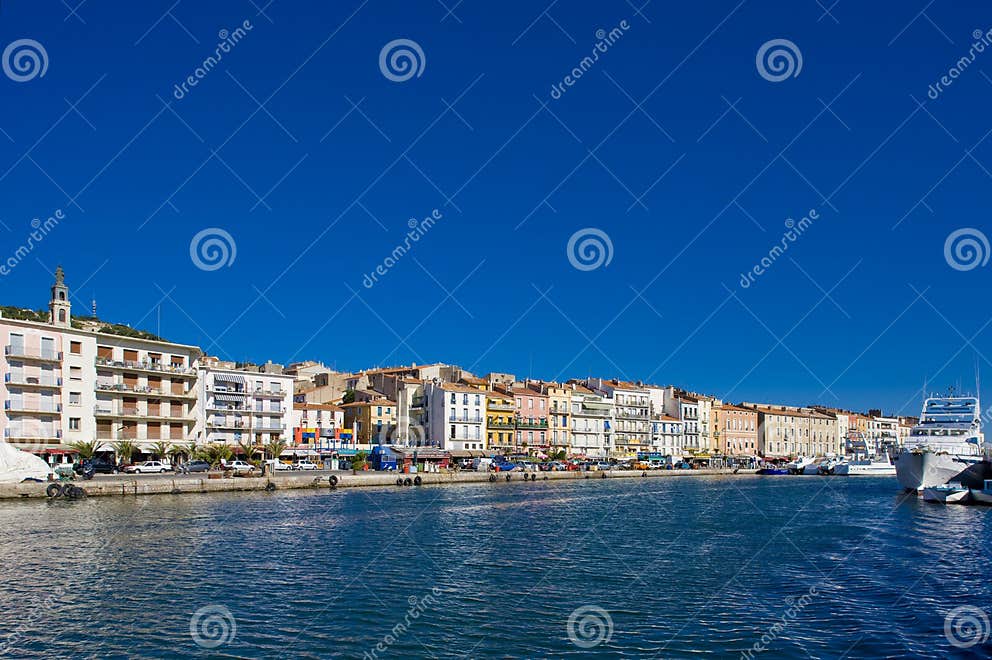 Sete stock image. Image of embankments, harbor, quay - 10260573