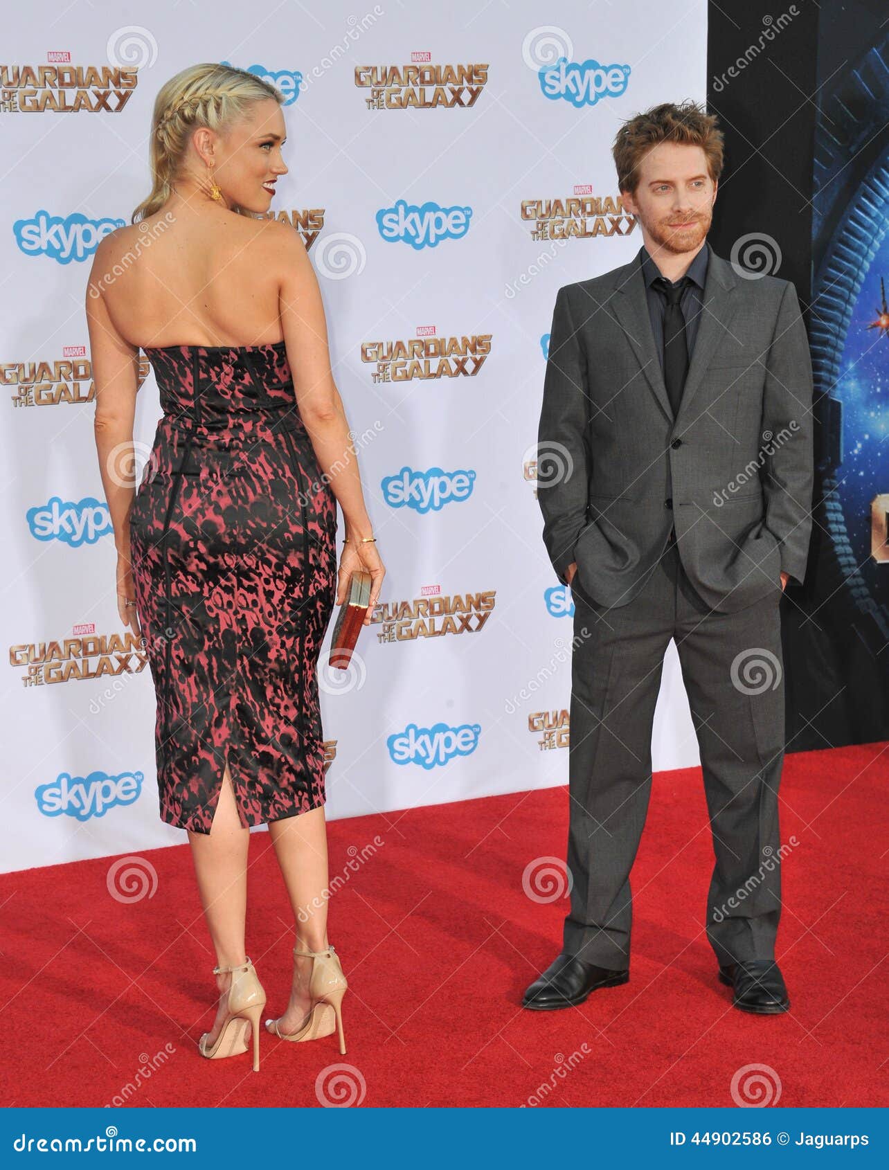 Seth Green Y Su Esposa Clare Grant Seth Green And Wife Clare Hi Res