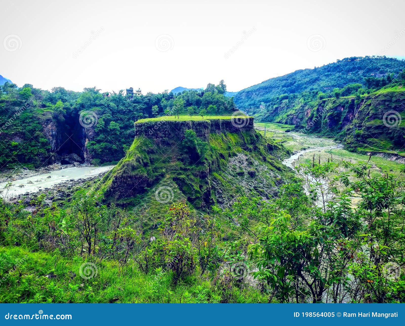 Seti river n kali river stock image. Image of hill, river - 198564005