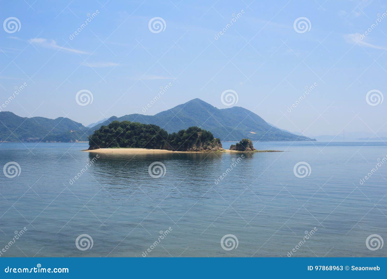 The Seto Inland Sea at Japan Stock Image - Image of seto, blue: 97868963