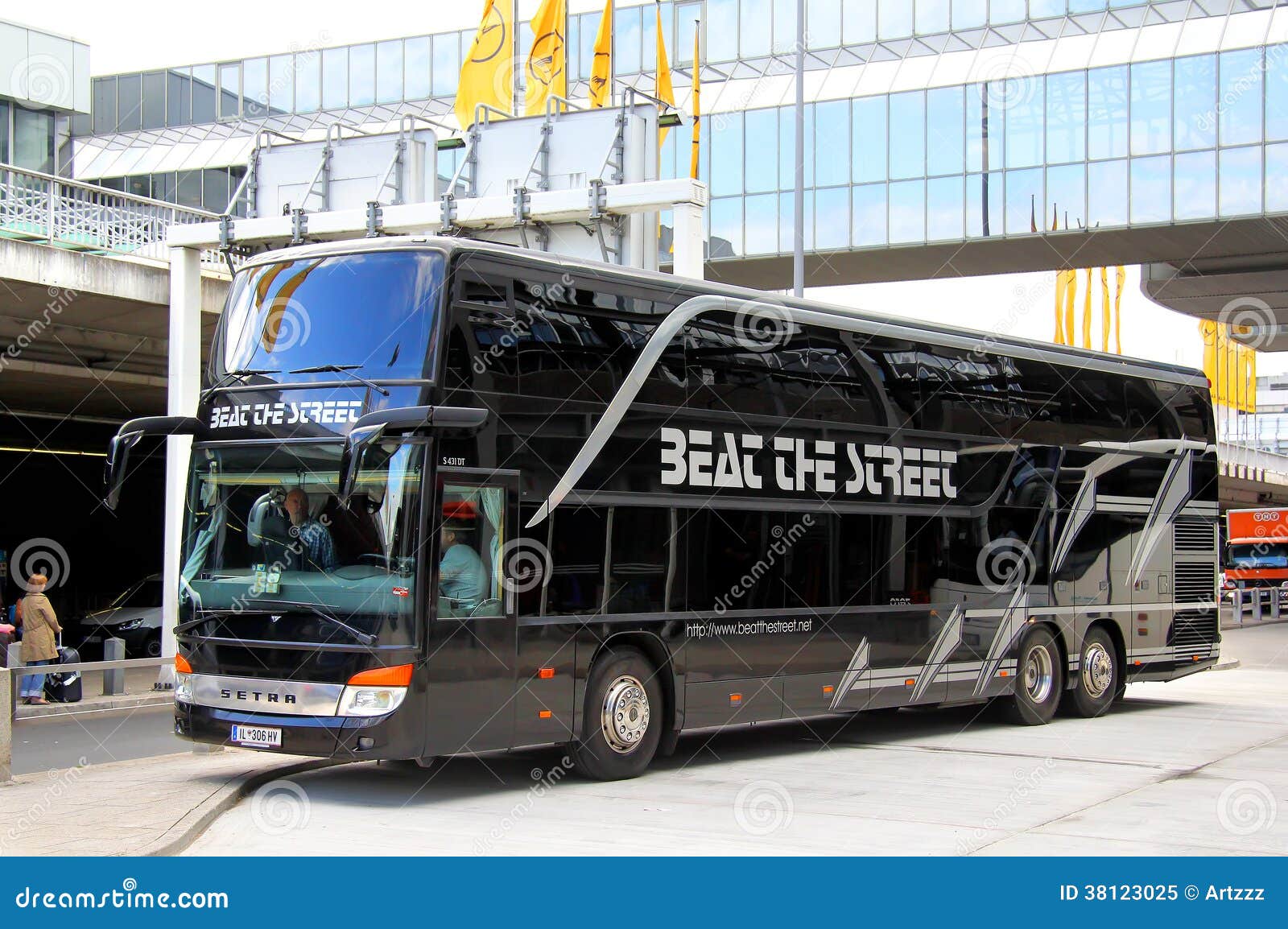 Setra S431DT editorial image. Image of dark, european - 38123025
