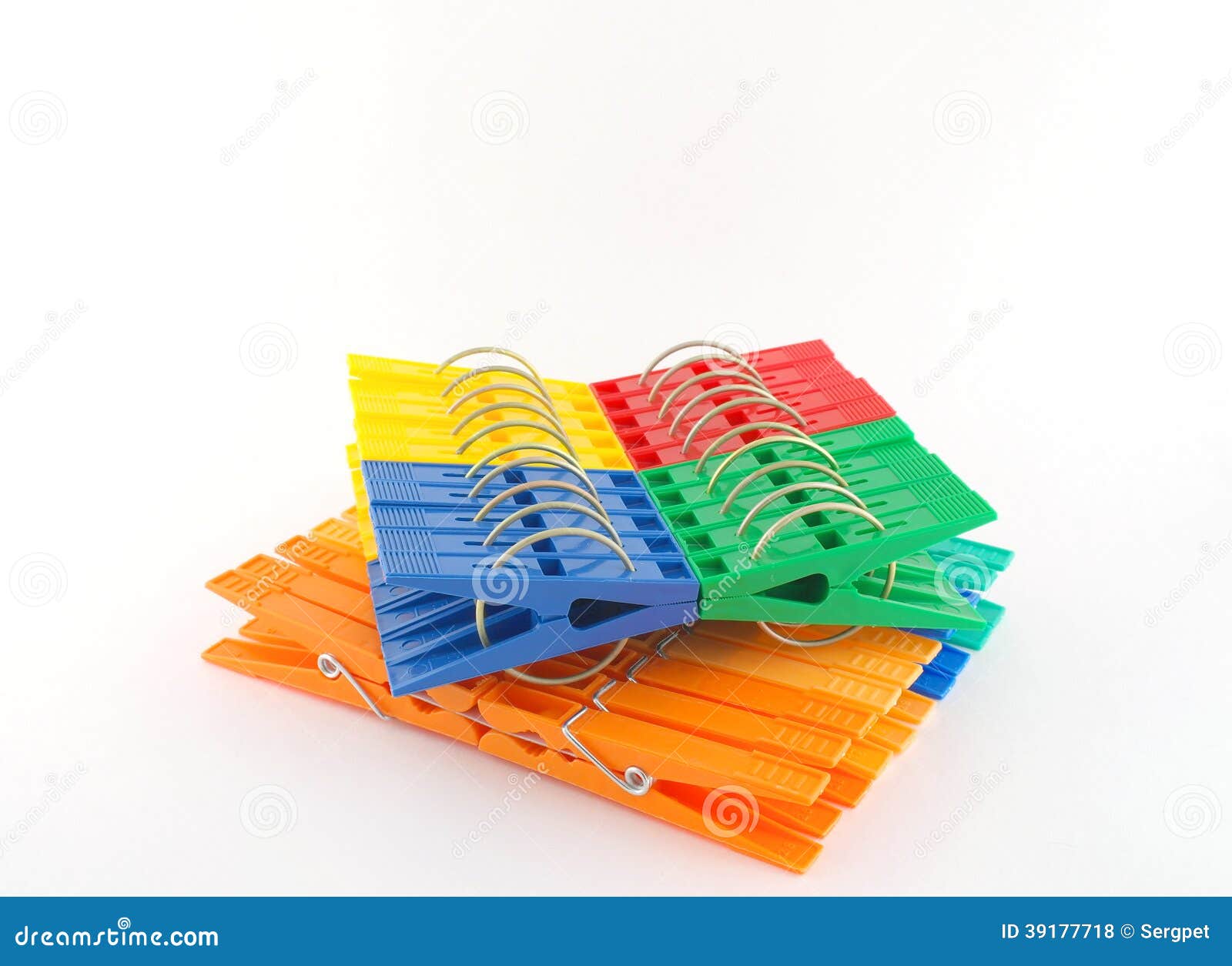 Sets color clothes-pegs stock photo. Image of pegs, colorful - 39177718