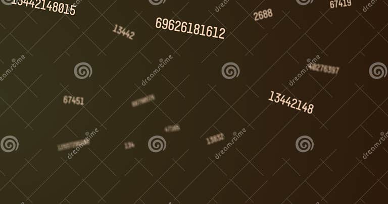 Sets of Numbers Changing at a Fast Pace Moving Downwards in a Vast ...