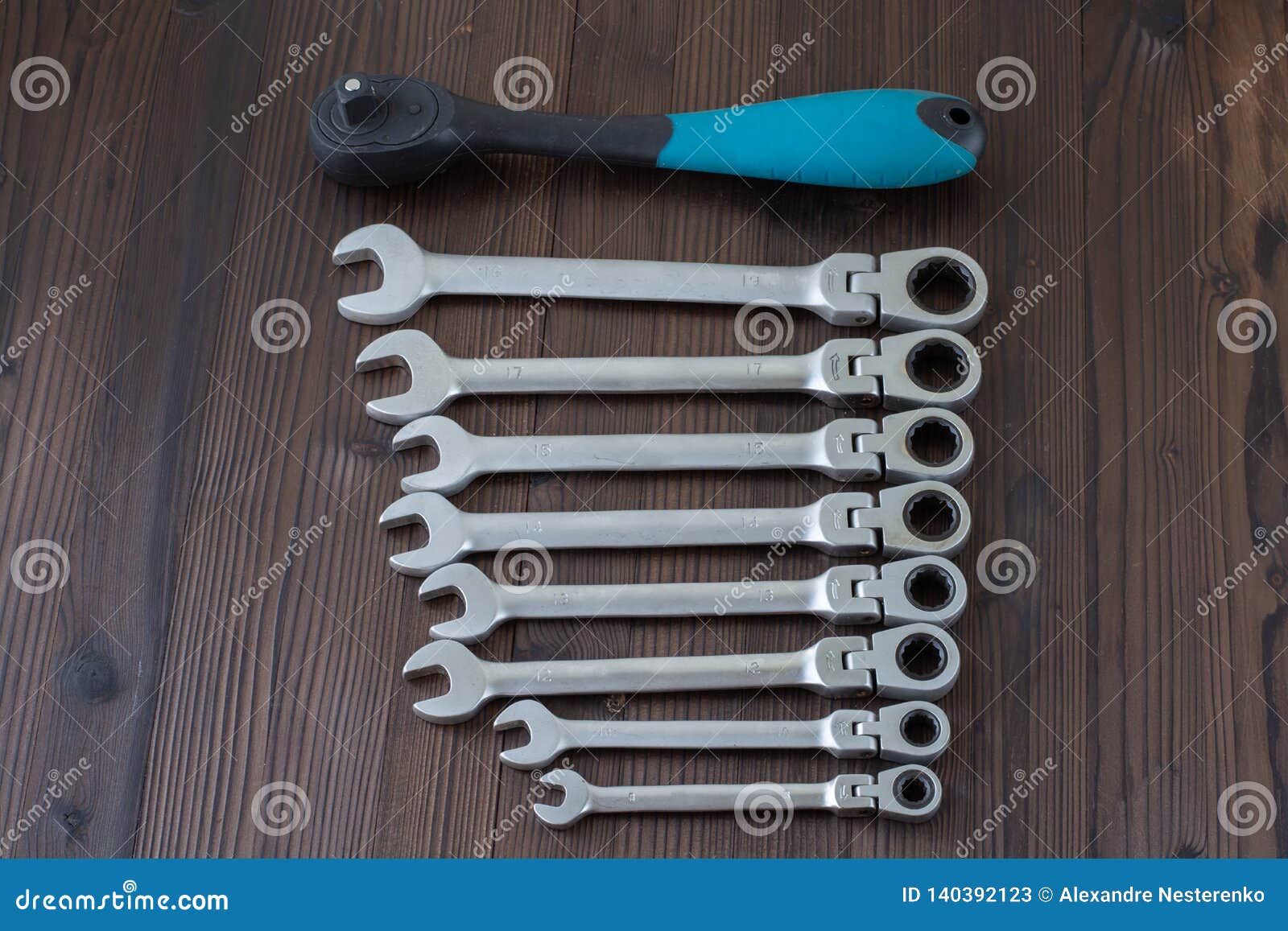 Sets of Various Tools for Performing Numerous Works Stock Image - Image ...