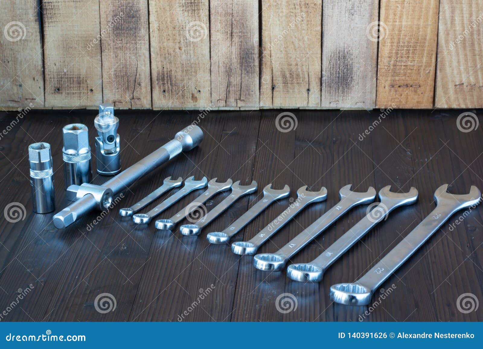 Sets of Various Tools for Performing Numerous Works Stock Photo - Image ...