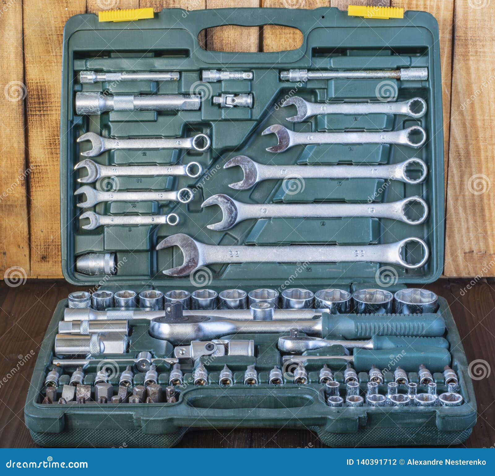 Sets of Various Tools for Performing Numerous Works Stock Photo - Image ...