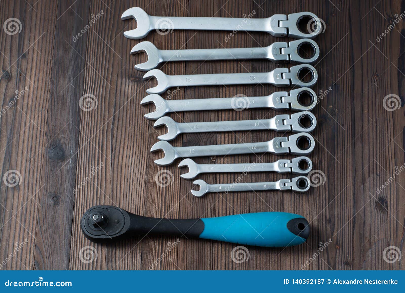 Sets of Various Tools for Performing Numerous Works Stock Image - Image ...