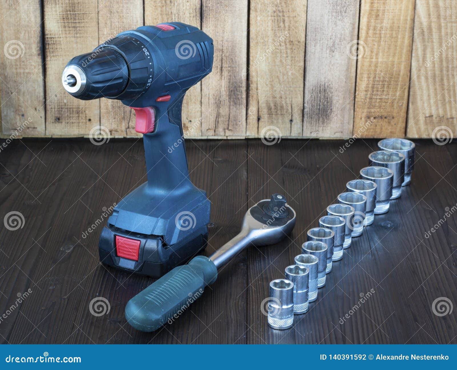 Sets of Various Tools for Performing Numerous Works Stock Photo - Image ...