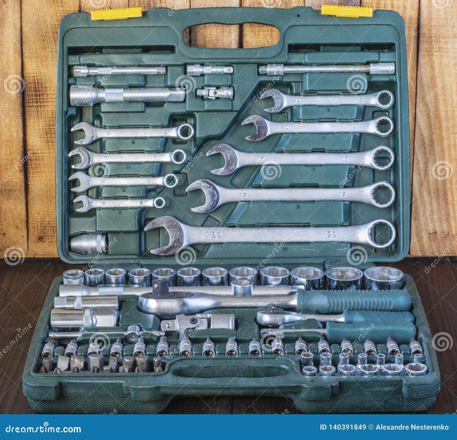 Sets of Various Tools for Performing Numerous Works Stock Image - Image ...