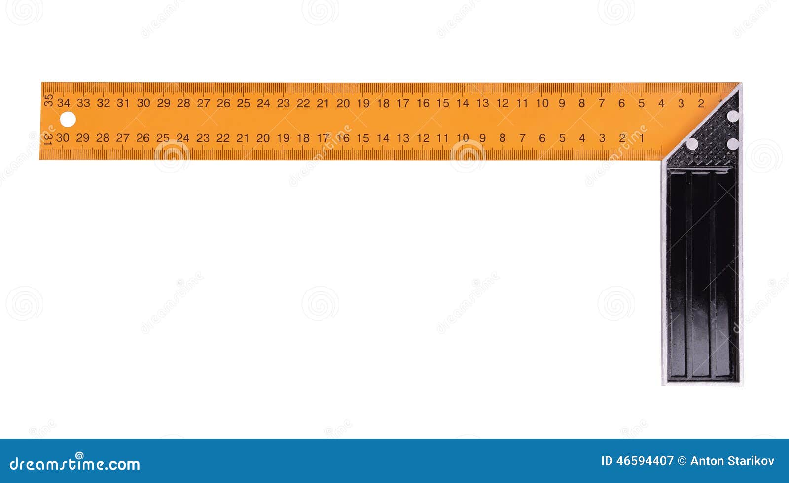 Setsquare stock image. Image of gauge, geometric, centimeter - 46594407