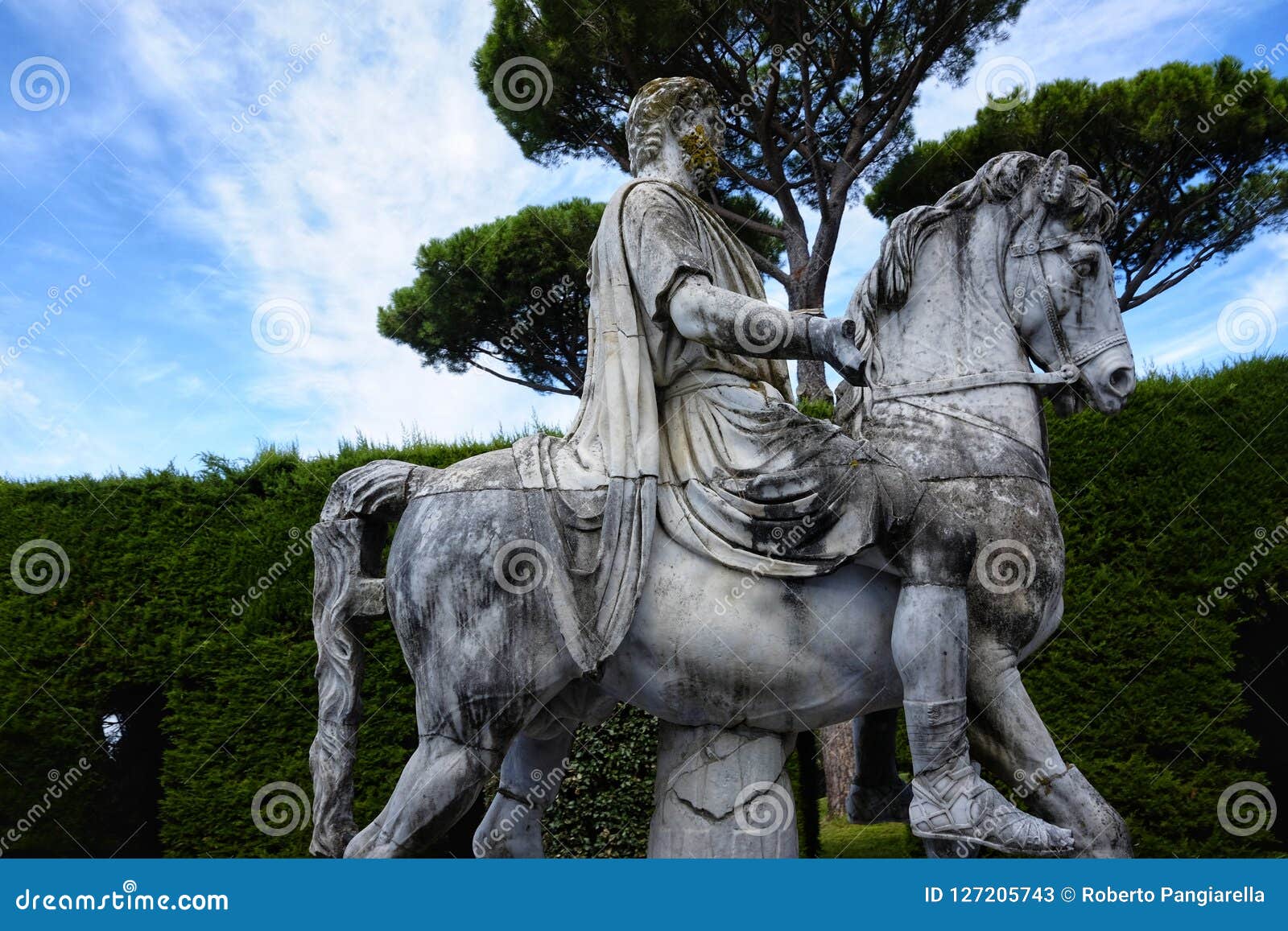 Settimio Del Severo Del Emperador De La Estatua Imagen de archivo ...
