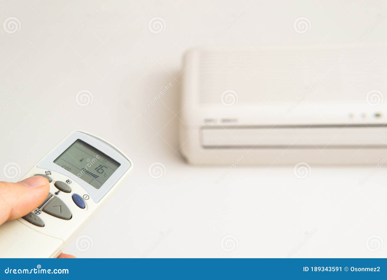 Setting the Air Conditioner To Cold Temperature, Turning the Air ...