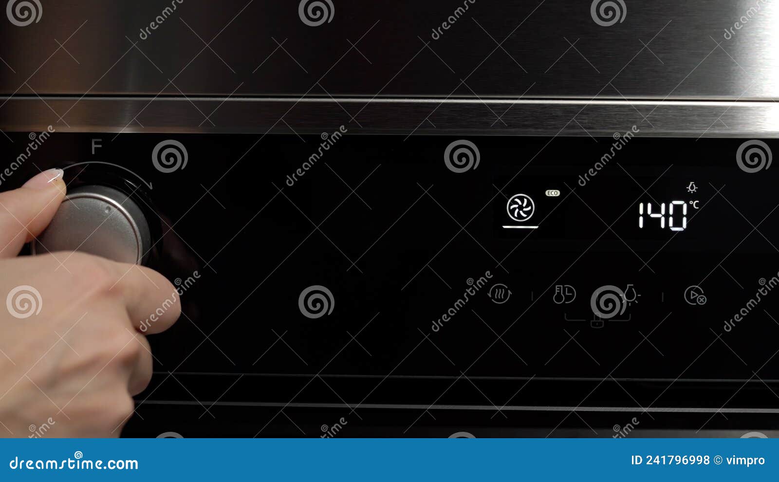 Setting Cooking Modes and Oven Temperature. Cooking, Baking. LCD ...