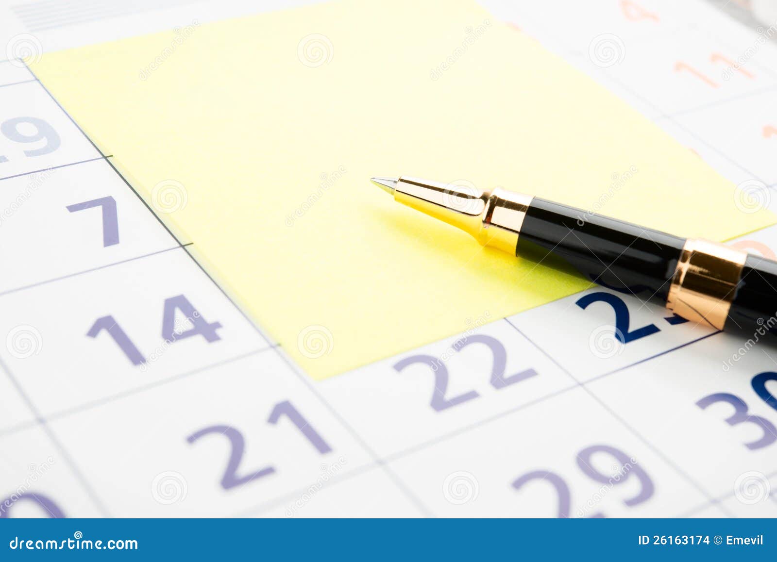 Setting a date stock photo. Image of memories, close - 26163174